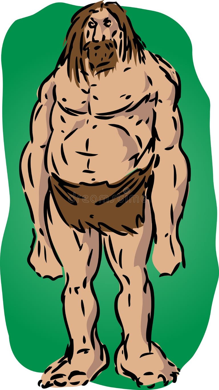 Caveman Male Evolution Illustration Stock Illustrations – 1,003 Caveman ...