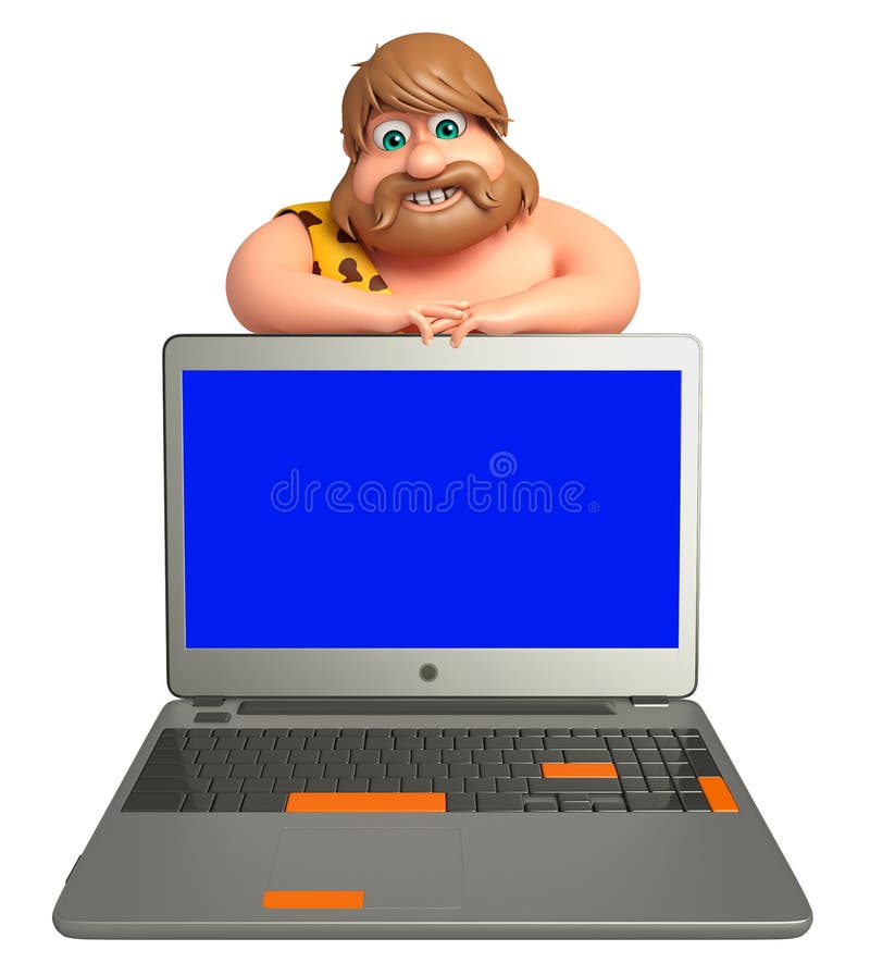 Neanderthal Laptop Stock Illustrations – 26 Neanderthal Laptop Stock ...