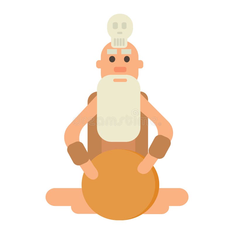 Caveman Primitive Stone Age Man Cartoon Neanderthal Human Character ...