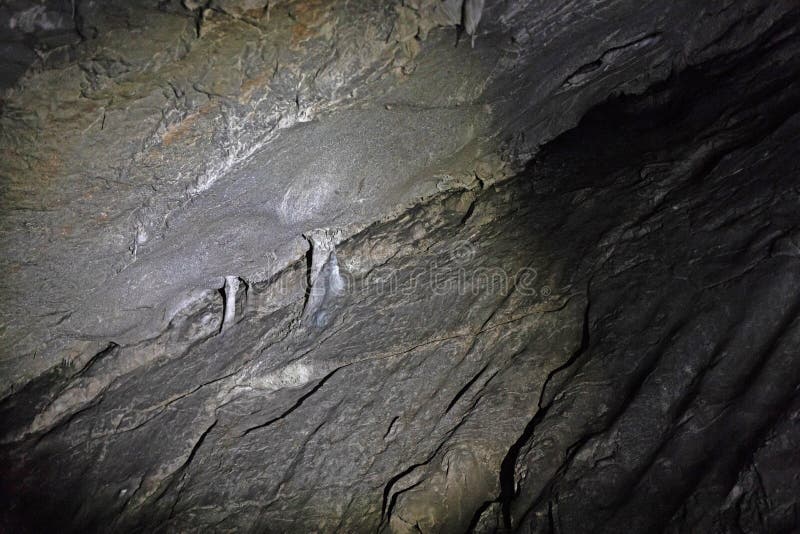 Cavern Cave Formations and Structures. Stalagnate on the Arches Stock ...