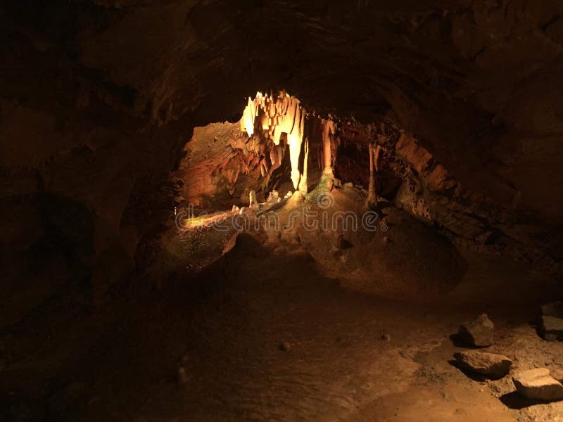 Cavern stock image. Image of muddy, cavern, water, rocks - 158122489