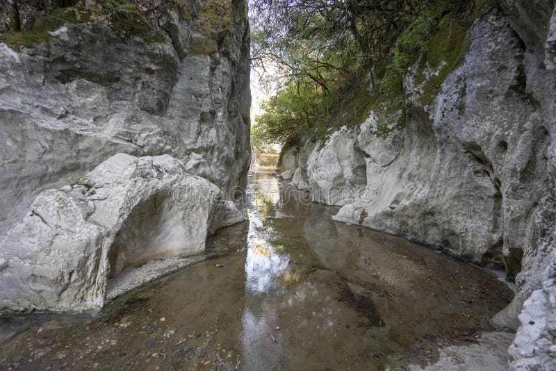 Cavernous Rock Formations in the Shape of a Gorge Belonging To the ...
