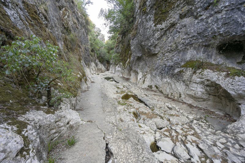 Cavernous Rock Formations in the Shape of a Gorge Belonging To the ...