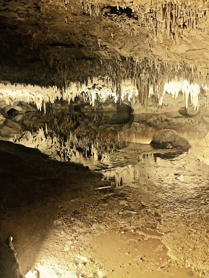Magical underground caves stock photo. Image of landmark - 121362384