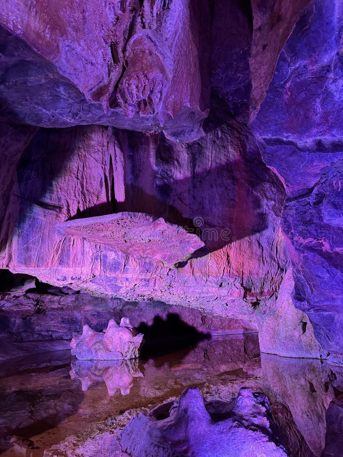 The Caves at Cheddar Gorge stock image. Image of cave - 385772997