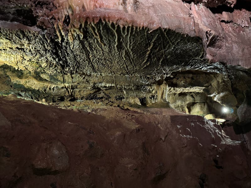 The Caves at Cheddar Gorge stock photo. Image of geologic - 385773270