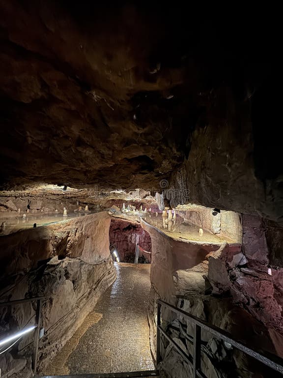 The Caves at Cheddar Gorge stock photo. Image of wood - 385773508