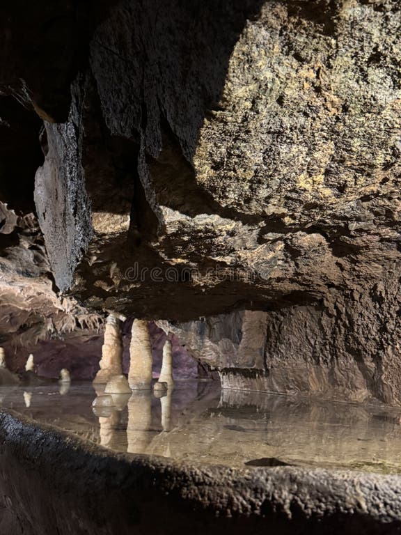 The Caves at Cheddar Gorge stock image. Image of england - 385773509