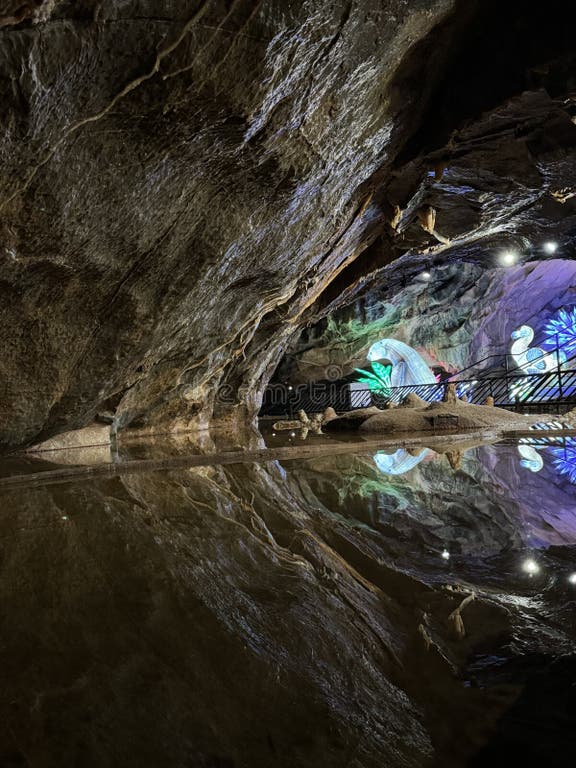 The Caves at Cheddar Gorge stock image. Image of geological - 385773527
