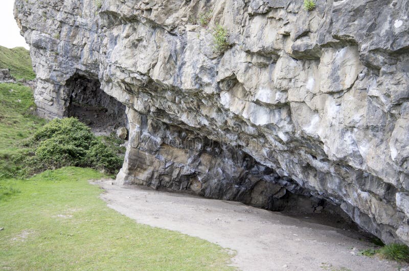 Caves, Great Orme, Llandudno, Wales Stock Image - Image of outcrop ...