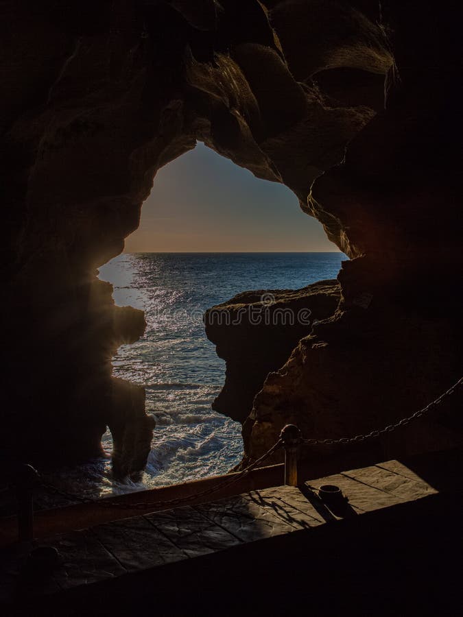 The Caves of Hercules in Cap Spartel in Morocco Stock Photo - Image of ...