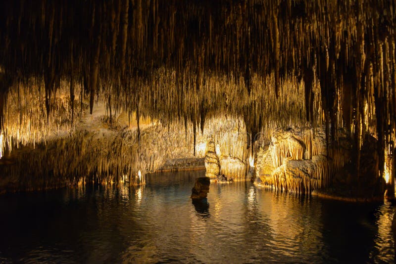Caves in Palma De Mallorca Island in Spain Stock Photo - Image of ...