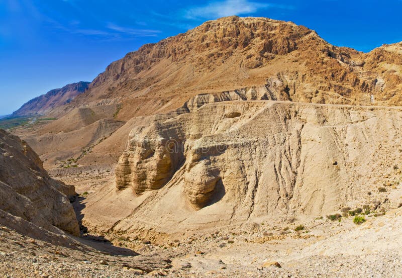 Caves of Qumran, Israel stock image. Image of archeological - 24068865