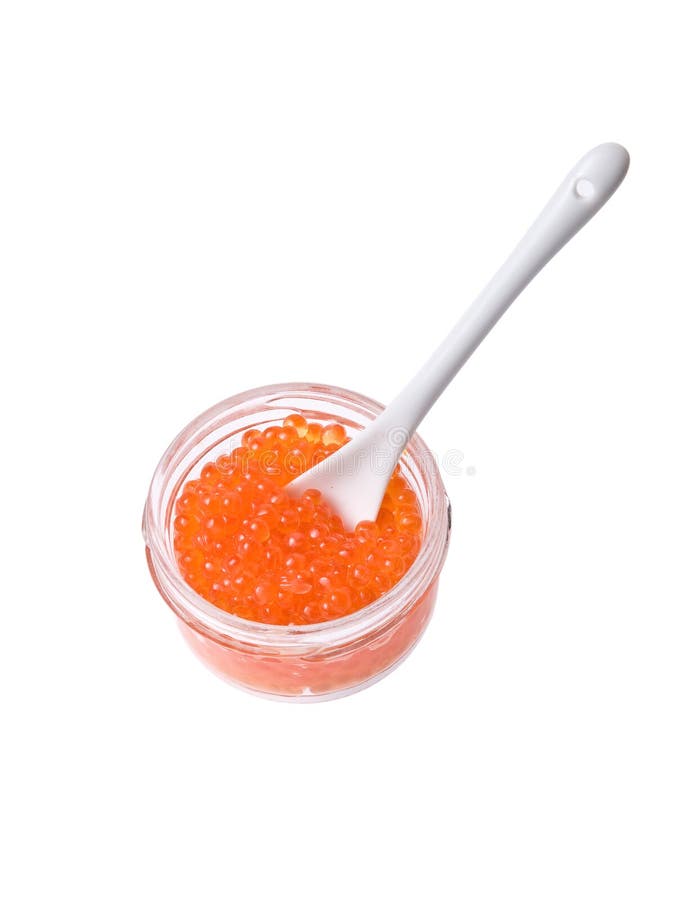 Caviar stock photo. Image of fish, eggs, orange, spoon - 7603476