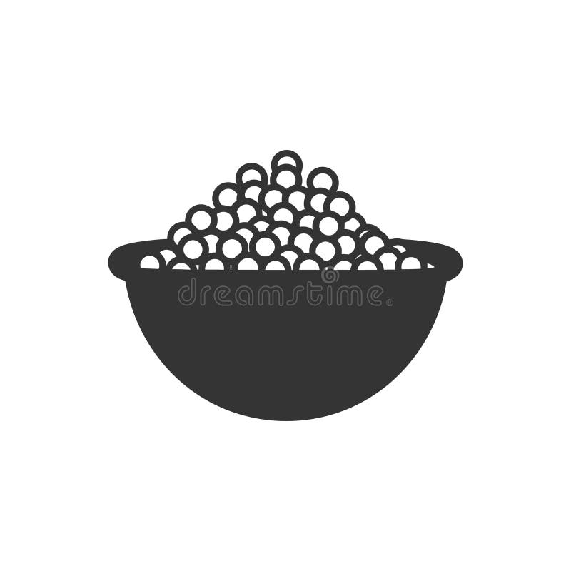 Caviar Icon stock vector. Illustration of expensive - 296705641