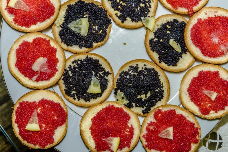 Caviar on a plate stock image. Image of caviar, appetizer - 39310137