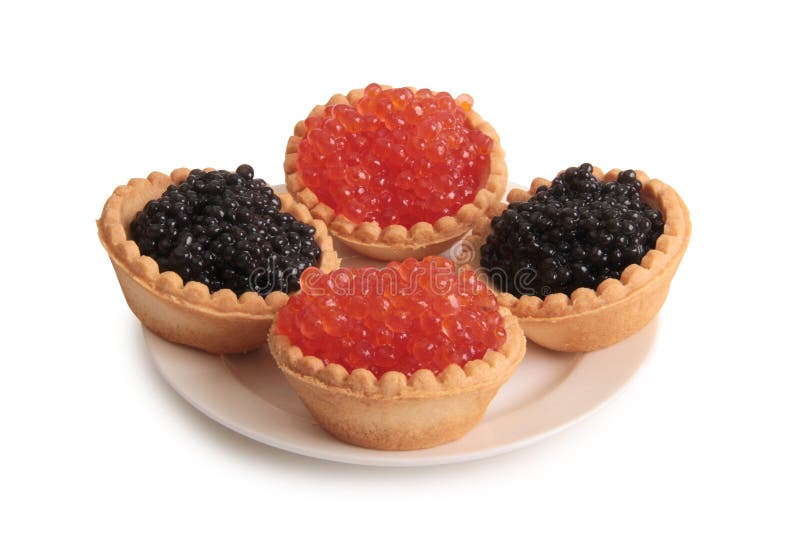Caviar on plate six stock image. Image of sliced, caviar - 89744567
