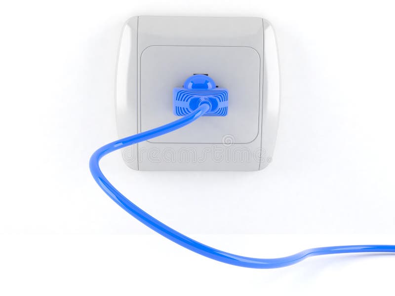 Simboli Della Presa Di Telecomunicazione Illustrazione Vettoriale ...