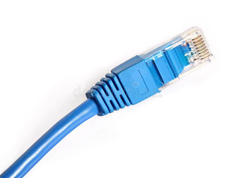 Cavo di lan immagine stock. Immagine di potenza, internet - 27140709