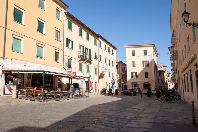 Cavour Square, Portoferraio, Elba Island Editorial Image - Image of ...