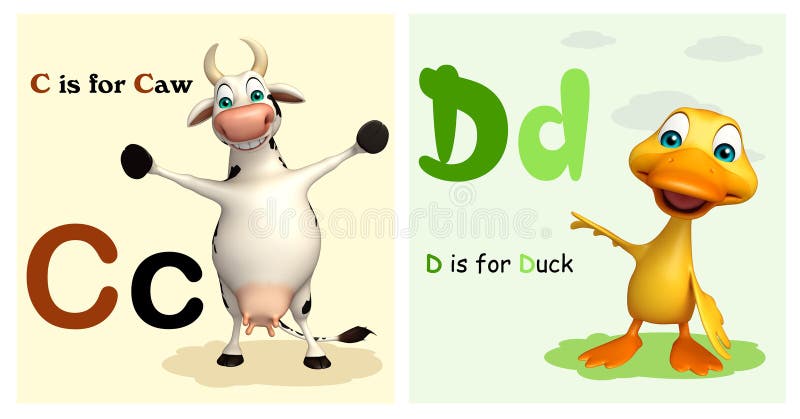Caw Duck Alphabate Stock Illustrations – 2 Caw Duck Alphabate Stock ...
