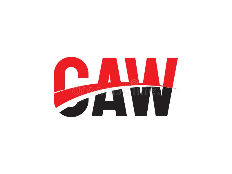 CAW Letter Initial Logo Design Vector Illustration Stock Vector ...