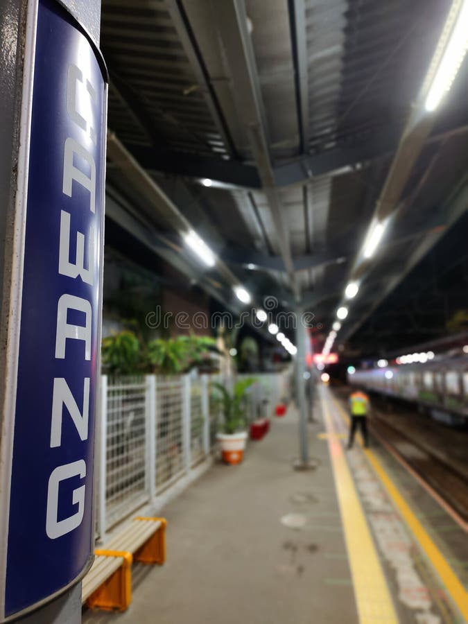 Cawang Station South Jakarta Jn Night Editorial Photo - Image of ...