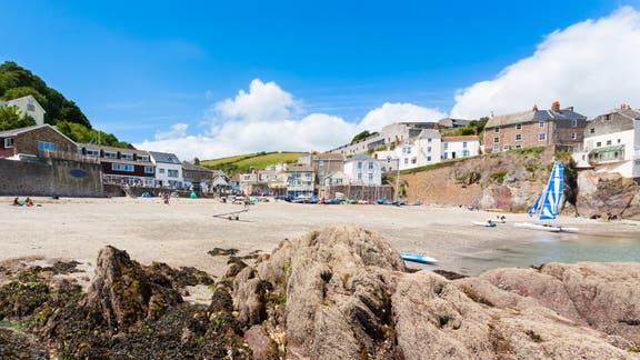 Cawsand Beach Cornwall stock photo. Image of united, beaches - 26006890