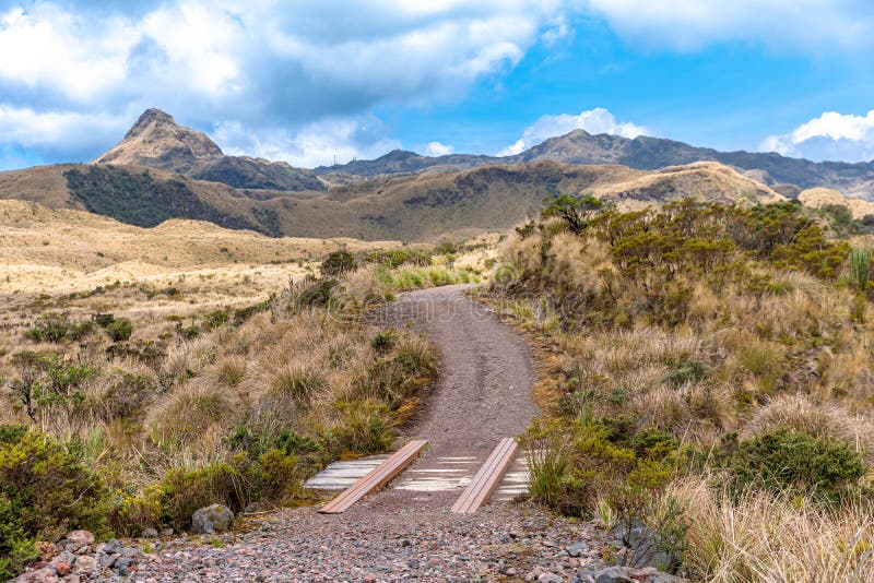 Cayambe Coca Ecological Reserve in Ecuador Stock Image - Image of ...