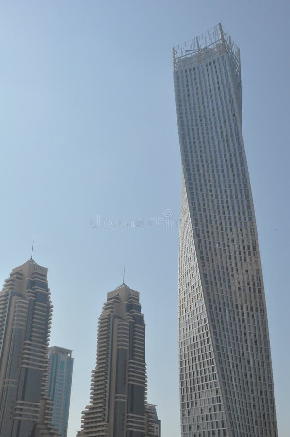 Cayan Tower in Dubai, UAE editorial photo. Image of architecture - 38332356