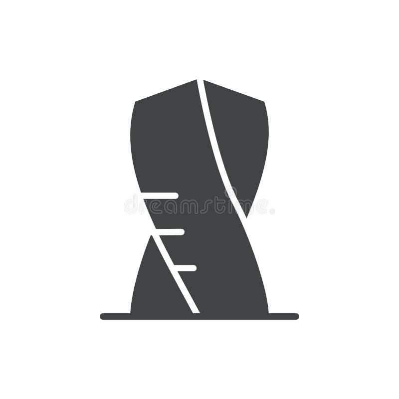 Cayan Tower Icon Vector Logo Set Flat Stock Vector - Illustration of ...