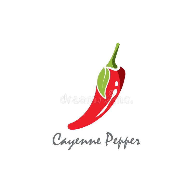 Cayenne Pepper Logo Creative Inspiration Vector Design Stock Vector ...
