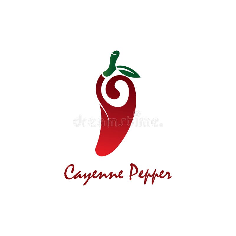 Cayenne Pepper Logo Creative Inspiration Vector Design Stock Vector ...