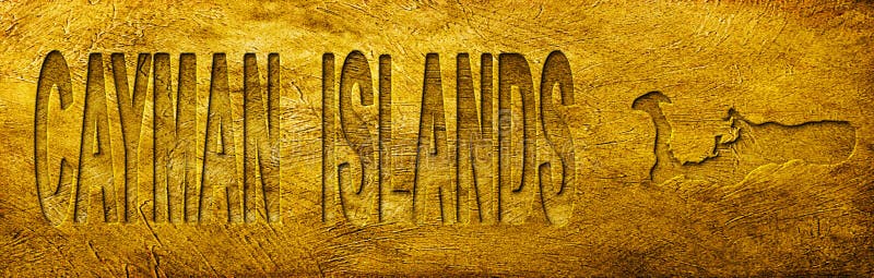 Cayman Islands Grunge Gold Texture Stock Illustration - Illustration of ...