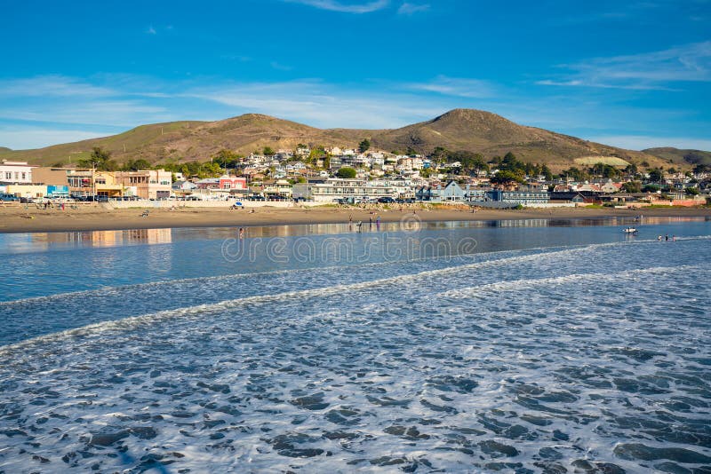 Cayucos State Beach is Right on the Waterfront in the Town of Cayucos ...