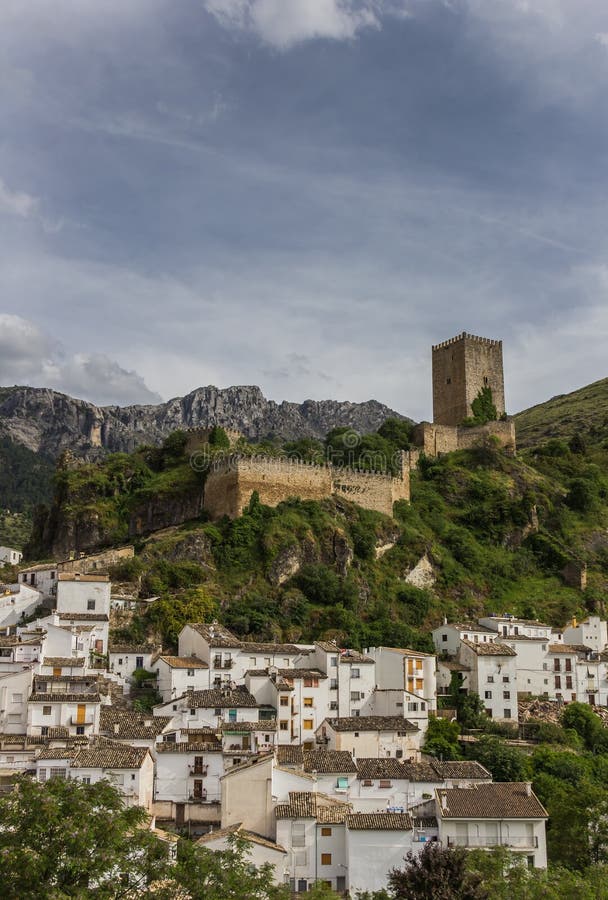 Cazorla castle stock photo. Image of houses, park, trees - 31309636