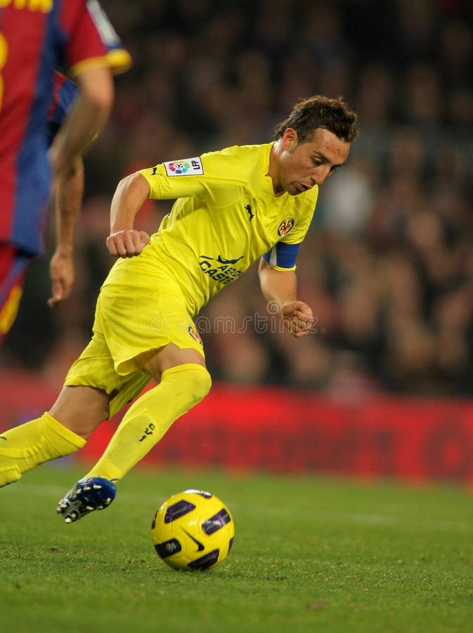 Cazorla of Villarreal CF editorial stock photo. Image of football ...