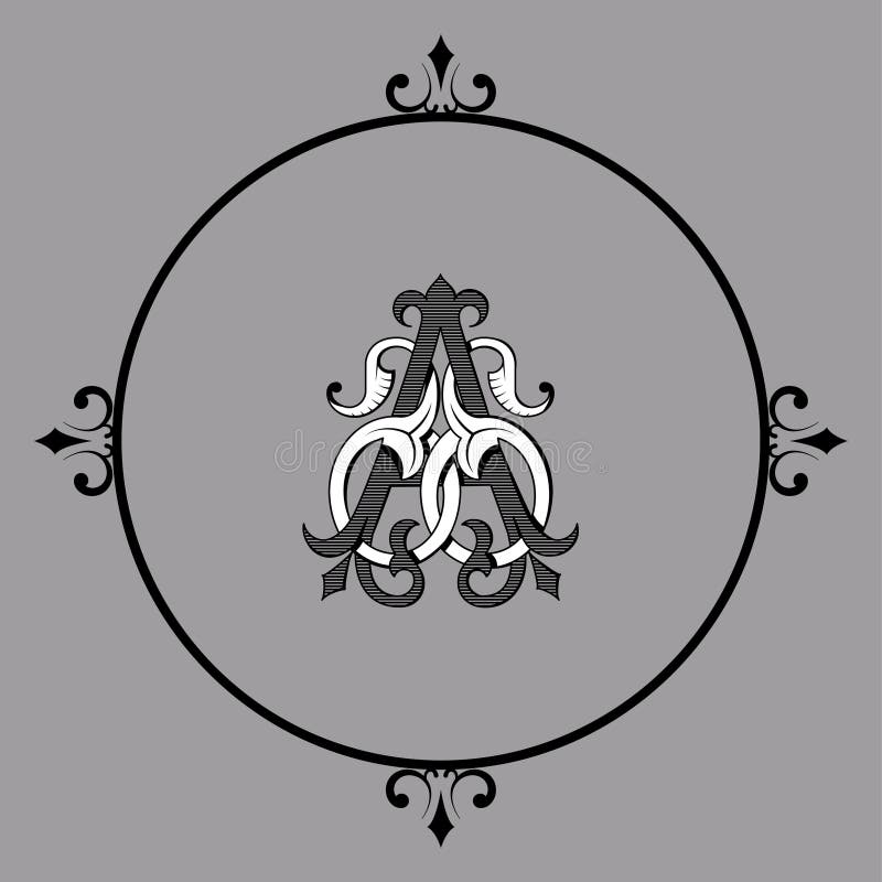 Interlocking Monogram Letters Stock Illustrations – 41 Interlocking ...