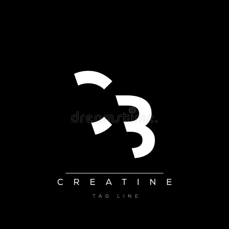 CB creative Monogram Logo stock vector. Illustration of font - 359236179