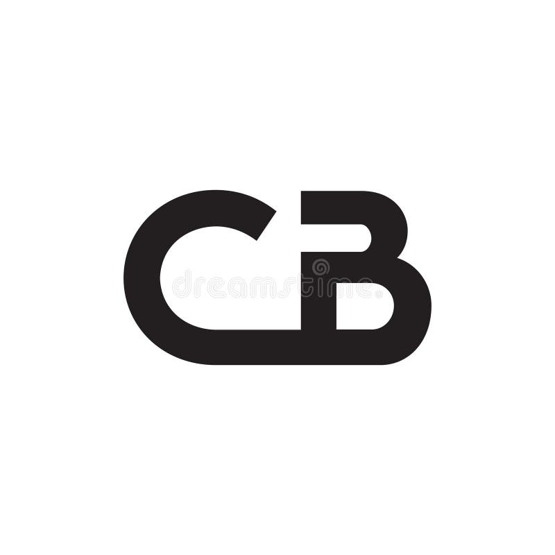Cb Initial Letter Vector Logo Stock Vector - Illustration of ...