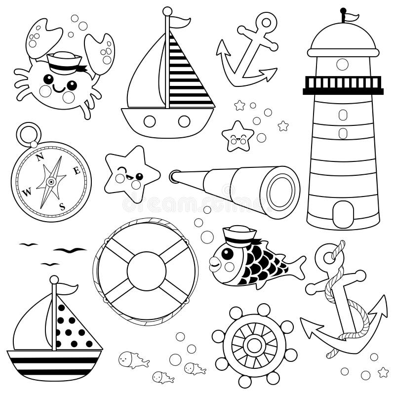 Coloring Rudder Stock Illustrations – 59 Coloring Rudder Stock ...