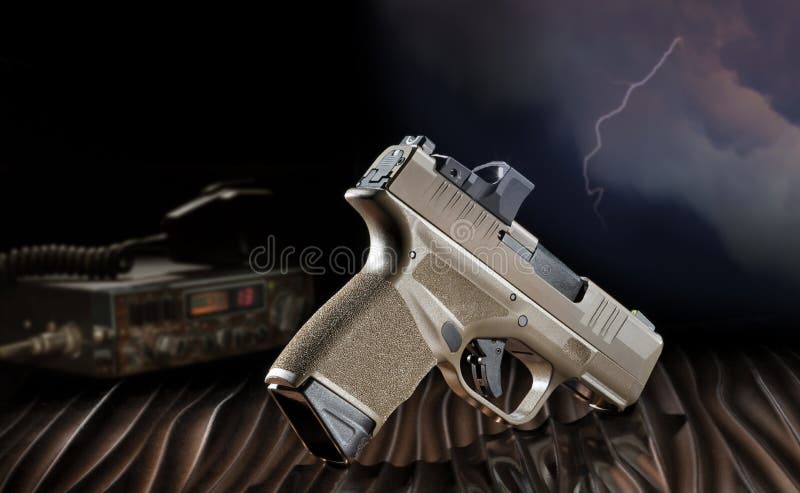 CB Radio and Gun with Lightning Storm Behind Stock Photo - Image of ... CB Radio and Gun with Lightning Storm Behind Stock Photo - Image of ...