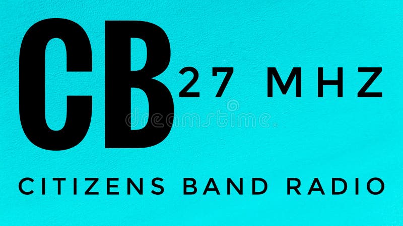CB Radio 27mhz Transmission Abstract Background Stock Illustration ...