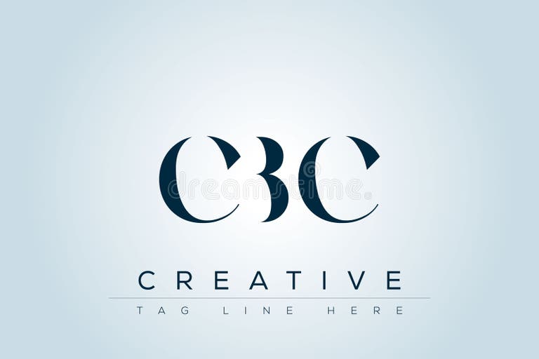 CBC abstract letter logo stock vector. Illustration of abstract - 363287488