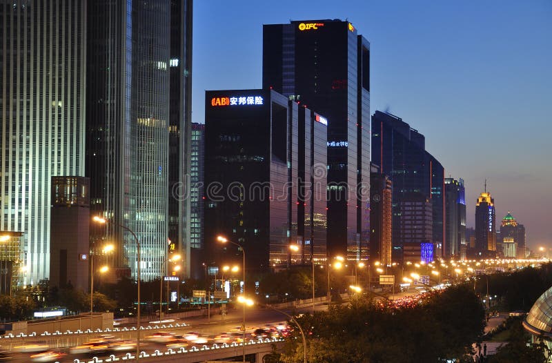 CBD-Beijing City Skyline,Building Editorial Photography - Image of ...