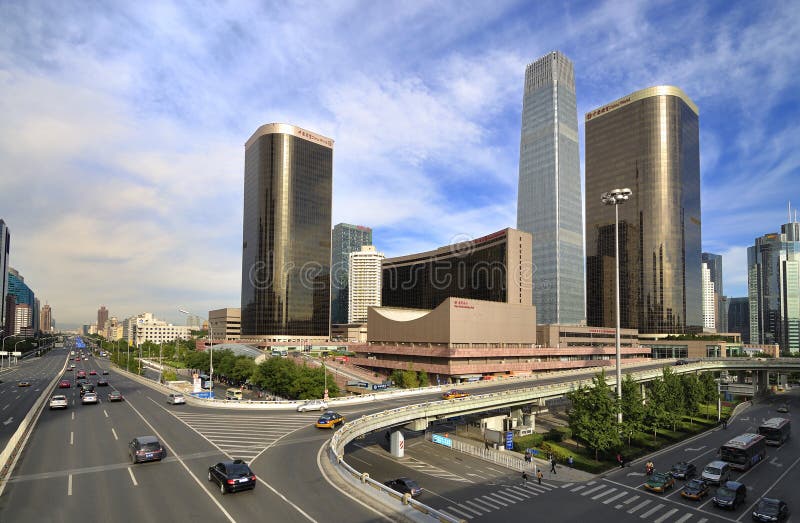 The CBD Building , Beijing Skyline Editorial Photography - Image of ...