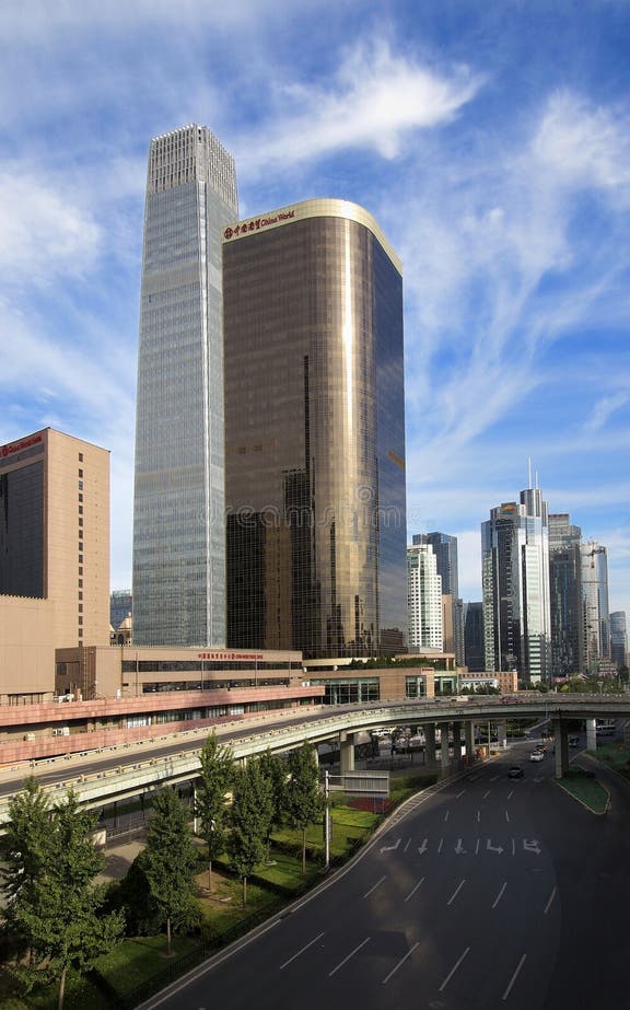 The CBD Building , Beijing Skyline Editorial Photography - Image of ...