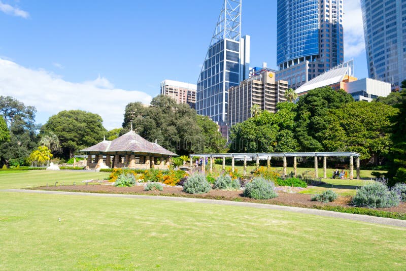 CBD from the Royal Botanical Gardens Stock Photo - Image of central ...
