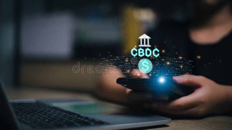 CBDC Central Bank Digital Currency Concept Stock Image - Image of ...