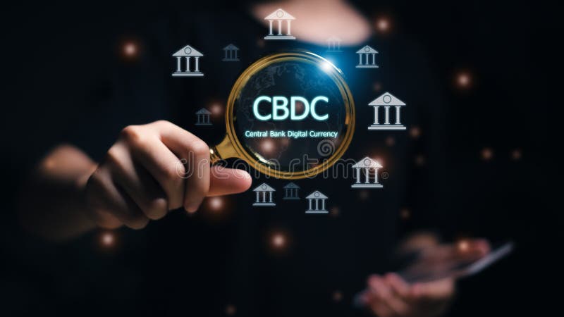 CBDC Central Bank Digital Currency Concept Stock Image - Image of ...